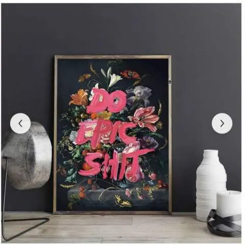 Soorten Shit Poster Jonas Losse Muurkunst 'Do Epic Shit'