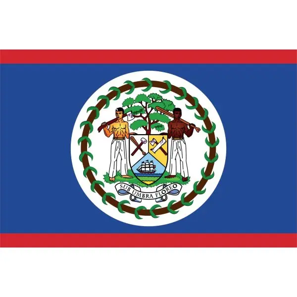 Belize Flag - Sticker