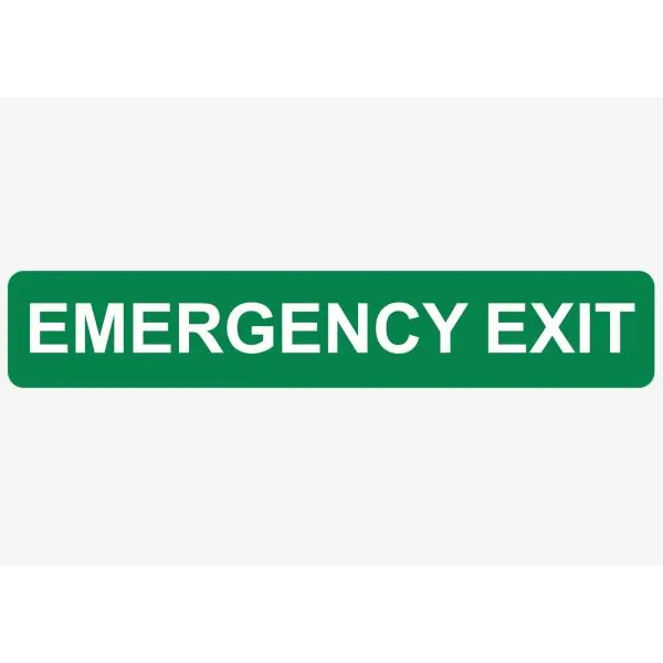 Sticker - Emergency Exit