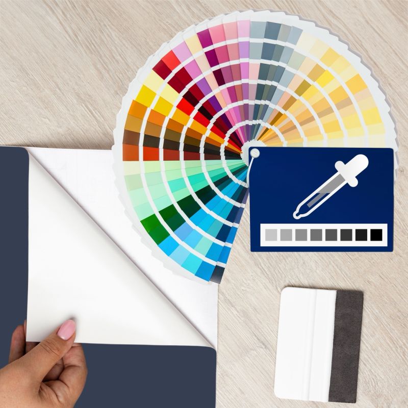 Contact Paper - Choose Colour / Personalised Size / Peel and Stick