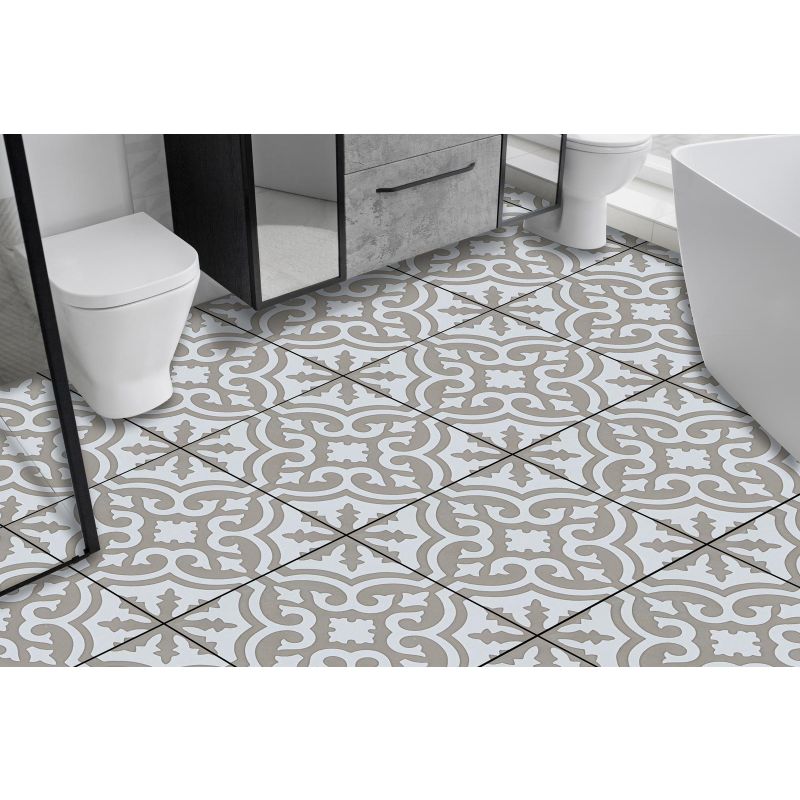 Patterned Ceramic Floor Tiles
