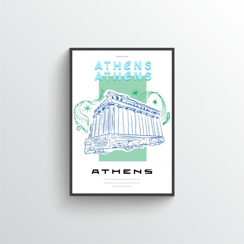 Athens Parthenon Poster