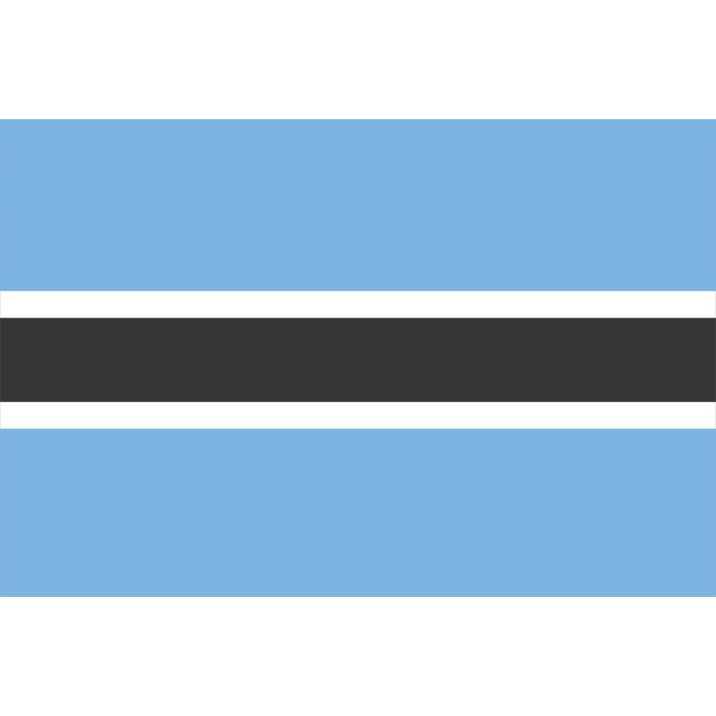 Botswana Flag - Sticker