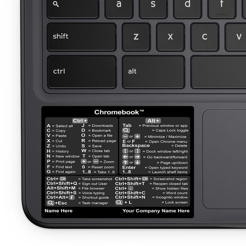 Sticker - Chromebook Shortcut Guide