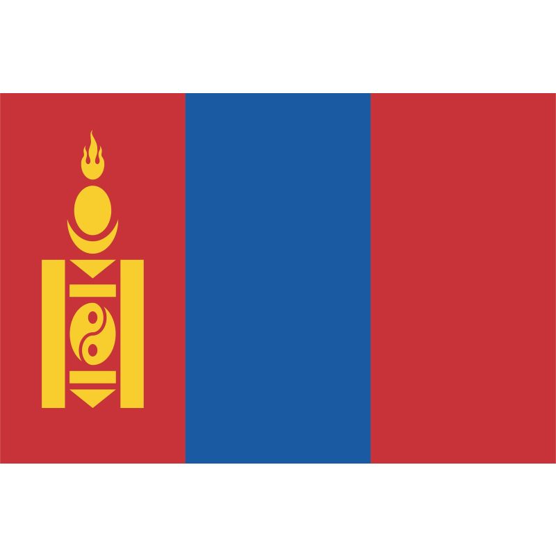Mongolia Flag - Sticker